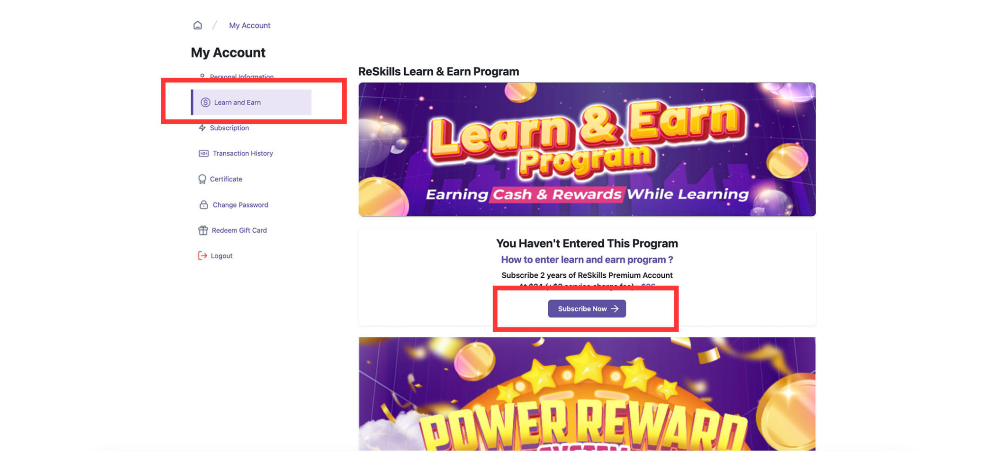 Join the Learn & Earn Program - ReSkills